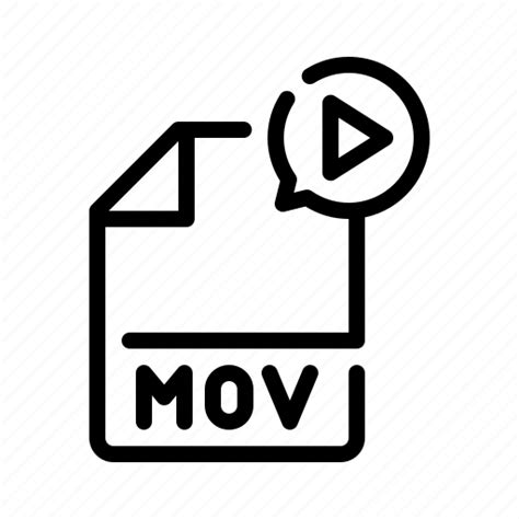Mov File Document Format Extension Folder Data Icon Download On Iconfinder