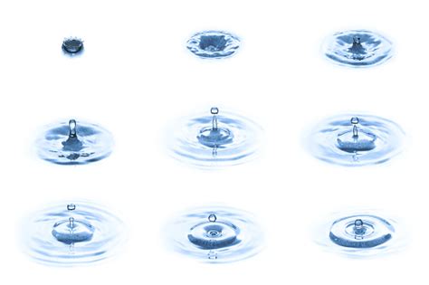 푸른 물 스플래시 물방울 매크로 시리즈 순도 이완 및 환경 개념 물에 대한 스톡 사진 및 기타 이미지 물 원형 파문이 인다는 Istock