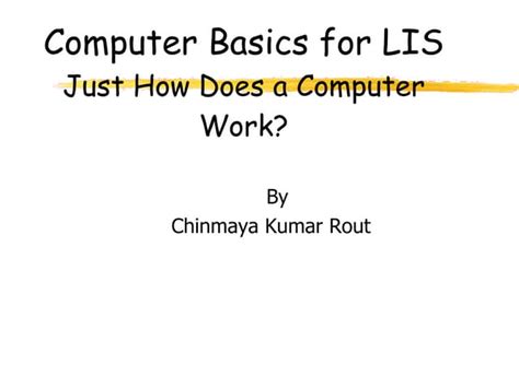Introduction Computer Ppt