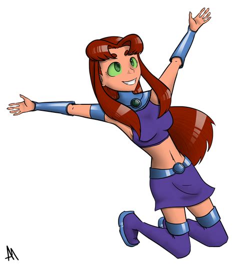 Starfire By Bananimationofficial On Deviantart