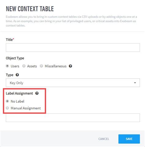 Prepare Context Data Exabeam Documentation Portal