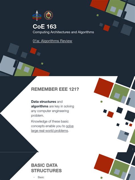 Coe163 01a Review Algorithms Pdf Matrix Mathematics Computer