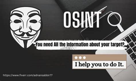 Osint Private Investigator On Your Target Check Background Us Person By Adnansabbir77 Fiverr