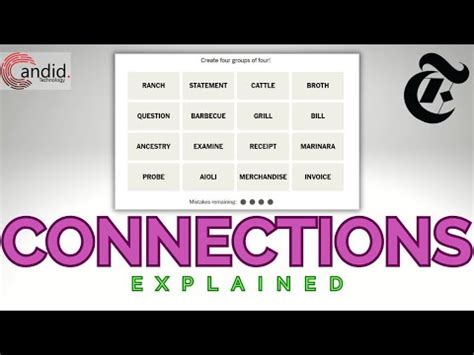 How To Play NYT Connections Tips And Tricks