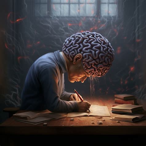 Structure Détaillée Du Cerveau Humain Photo Gratuite