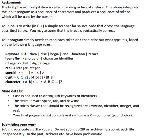 Solved Assignment The First Phase Of Compilation Is Called