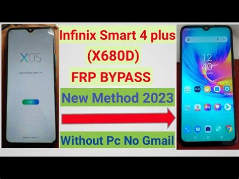 Infinix Smart 4 Plus FRP BYPASS X680D Without Pc New Trick 2023 Google Account BYPASS YouTube