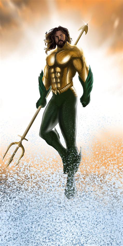 Aquaman Superhero Artwork Fan Art 1080x2160 Wallpaper Aquaman