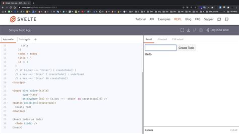Sveltejs Core Api 완벽 가이드 시작하기 6 Todo 예제 만들기 Youtube