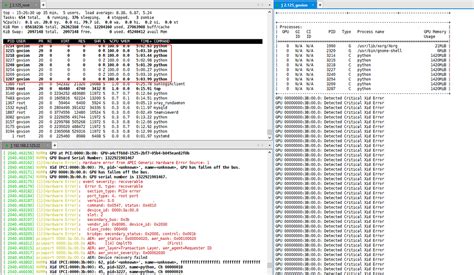 XID79 Error Occurs GPU Fallen With TensorRT Running On RTXA4000 And