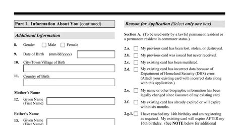 Free Printable I 90 Form Free Printables