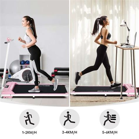 Agilithor T Shaped Armrest Treadmill Foldable Treadmill With Handle And Bluetooth Speaker