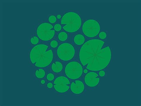Lily Pad Vector Lily Pad Illustration 14275604 Vector Art At Vecteezy