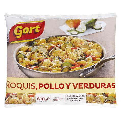 Gort Ñoquis De Pollo Y Verduras Congelado Paquete 600 G