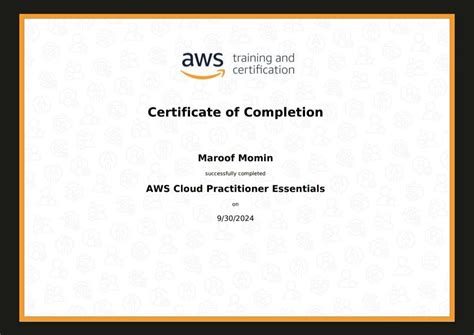 Maroof Momin On Linkedin Aws Cloudcomputing Certification Continuouslearning