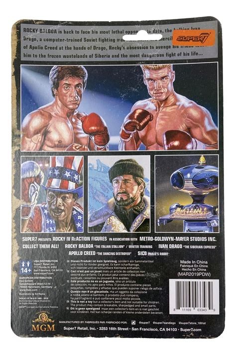 Dolph Lundgren Signed Rocky Iv Ivan Drago Action Figure Jsa