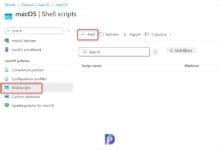 How To Run Shell Scripts On MacOS Devices In Intune