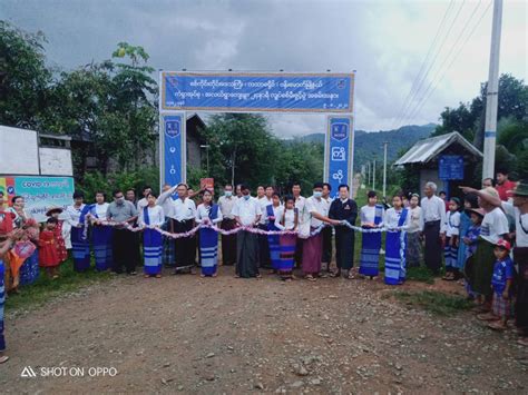 ကသာခရိုင်၊ ဗန်းမောက်မြို့နယ်တွင် မြစိမ်းရောင်အတိုးရငွေဖြင့် ဆောင်ရွက်သည့် အလယ်ရွာကျေးရွာ လျှပ်စစ