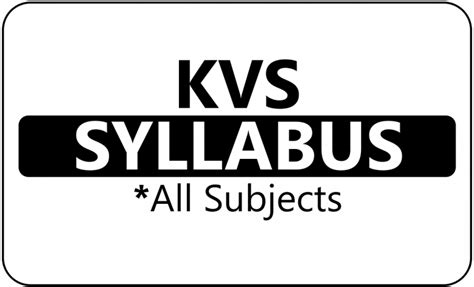 Kvs 6th Class Syllabus 2024 Pdf Download All Subject