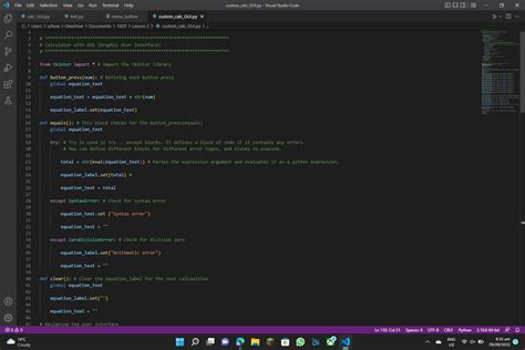 Github Moonmogscustom Python Calculator