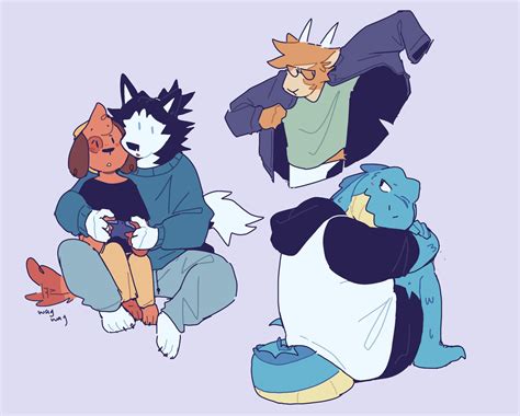 Chervils Chomics — Duncan And Eddie Characters At Different Ages