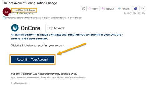 Ctms Program Office Oncore Ctms Login Update Please Reconfirm Account