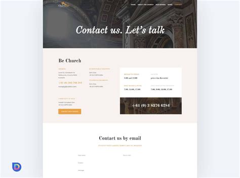 Church One Divi Template Uxdivitemplates