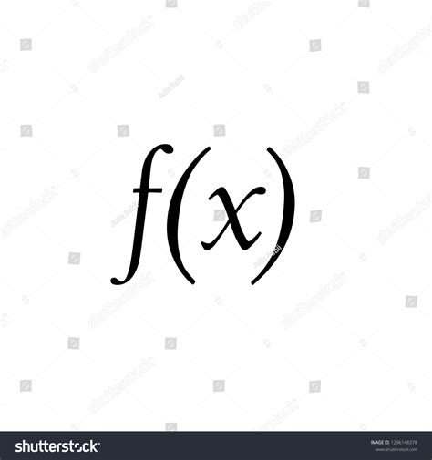 Math Function Vector Stock Vector Royalty Free 1296148378 Shutterstock