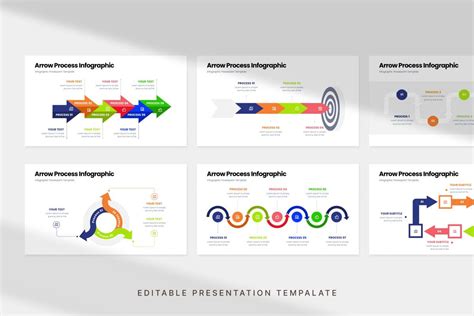 Arrow Process Infographic PowerPoint Template Presentation Template 113481