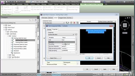 autocad civil 3d tutorial toolspace settings infiniteskills youtube