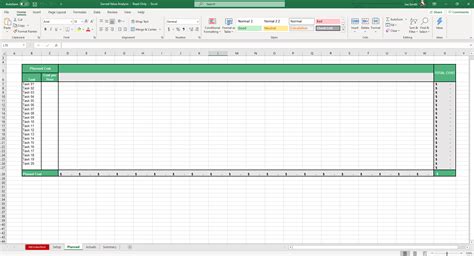 Earned Value Analysis Excel Template Simple Sheets