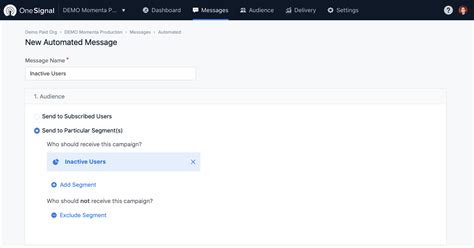 Automated Message Text Template