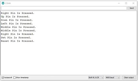 Interfacing 5 Direction Joystick Button Module With Arduino Electropeak