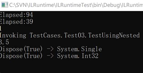 外部 Dll 中含有嵌套的 Using 语句时无法正确调用 Dispose · Issue 692 · Ourpalmilruntime · Github