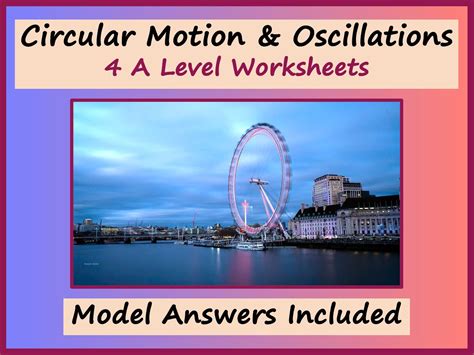 Circular Motion And Oscillations Worksheets A Level Physics Teaching