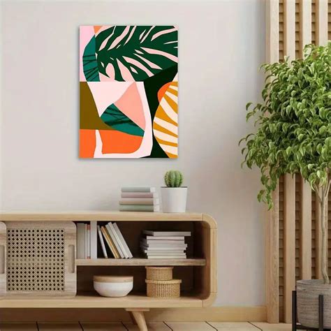 활기찬 추상 캔버스 아트 나무 프레임 포함 거실 및 사무실 장식에 완벽 크리스마스 발렌타인데이 새해를 위한 Temu Republic Of Korea