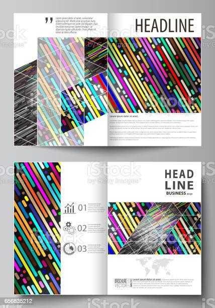 Bi에 대 한 비즈니스 템플릿 브로셔 전단지 소책자를 접어 디자인 서식 파일 A4 크기의 벡터 레이아웃을 커버 화려한 배경