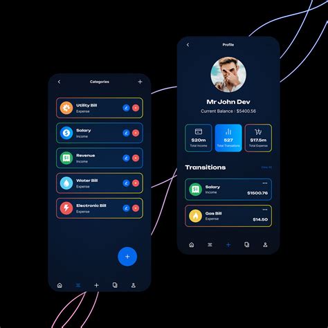 Money Management Mobile App Ui Ux Design Behance