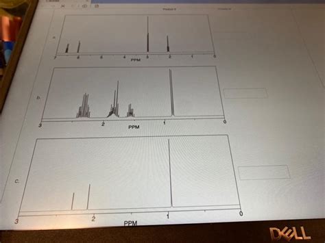Solved Question 4 Match A Structure With The Correct H NMR Chegg Com