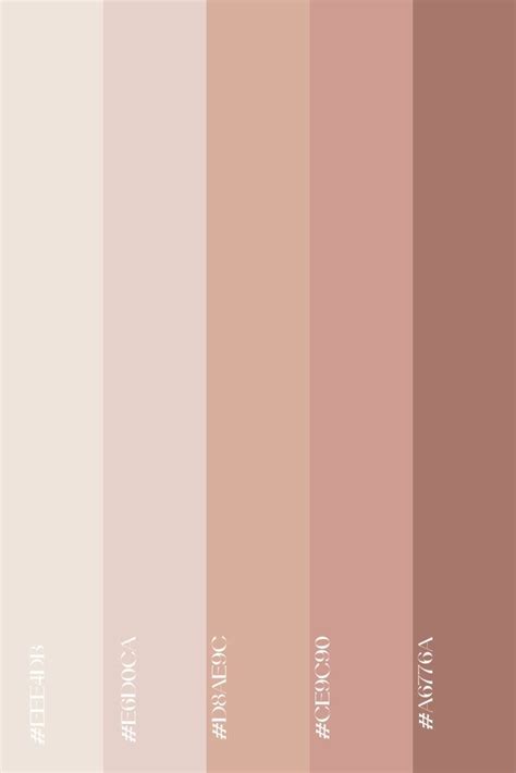 Pin By Paty C On Joyeria Hex Color Palette Nude Color Palette Color