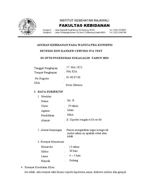 Soap Iva Test Erlin Marlina H522198 Pdf