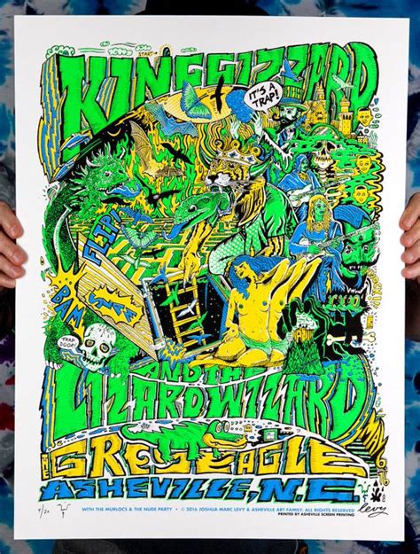 King Gizzard And The Lizard Wizard Poster Modern Poster Layouts