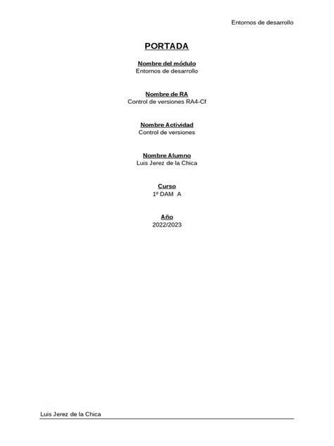 Control De Versiones Pdf Control De Versiones Gestión De Datos