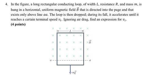 solved in the figure a long rectangular conducting loop of