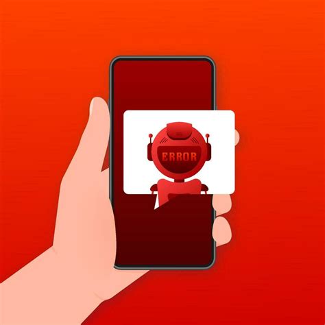Error Chatbot Glyph Icon Silhouette Symbol Talkbot With Error In