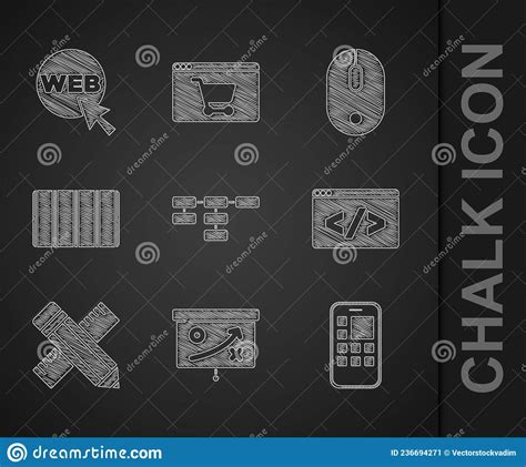 Set Site Map Planning Strategy Concept Mobile Apps Front End Development Crossed Ruler And