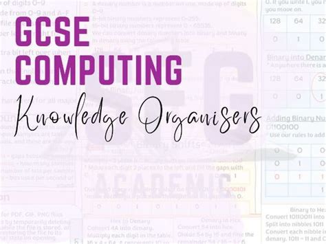 gcse computing knowledge organisers teaching resources
