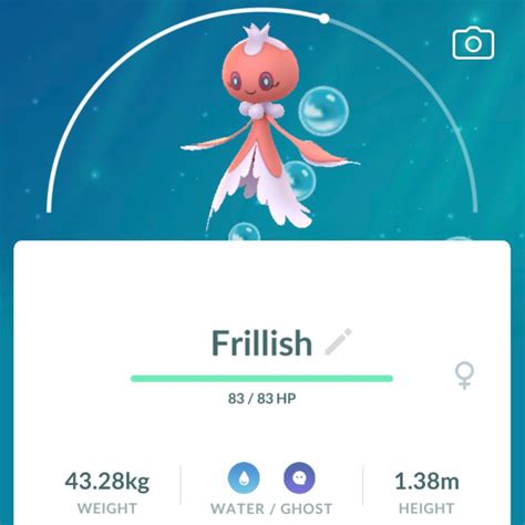 Shiny Female Frillish Pokemon Go Ios Android Video Gaming Gaming Accessories In Game