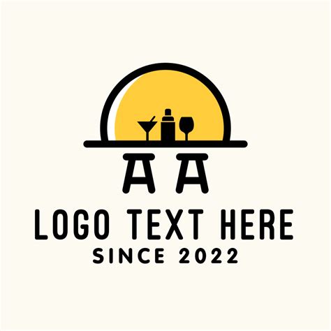 Sunset Bar Cocktail Logo Brandcrowd Logo Maker Brandcrowd