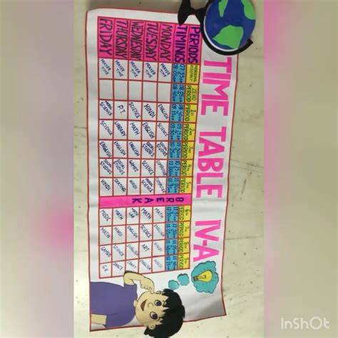 Class Time Table🔖 Youtube